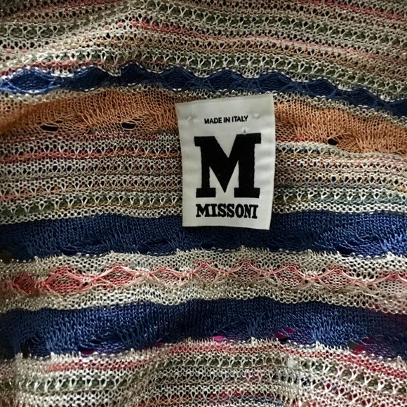 M by Missoni | Sweaters | M Missoni Multicolor Knit Open Sweaters Size 4 | Poshmark